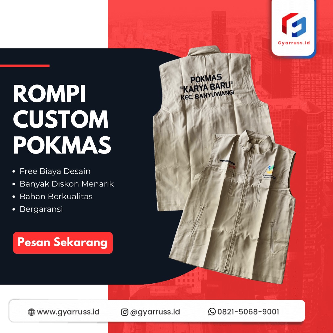 Rompi Custom POKMAS KARYA BARU - Gyarruss.id